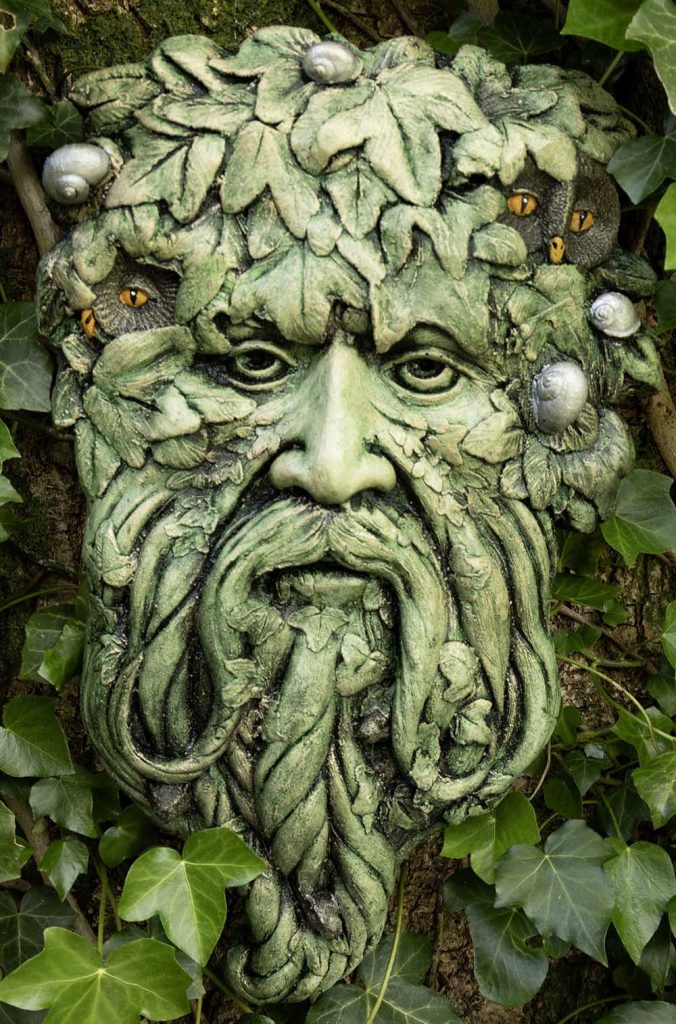 3. Gort Green Man - Forest Green Finish. - Spirit of the Green Man