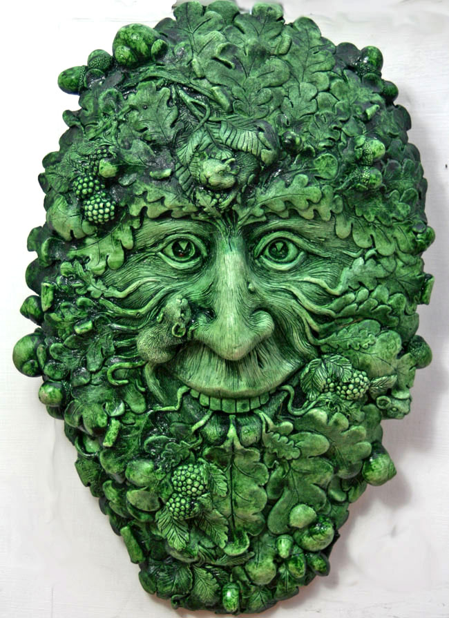 5. Muin Green Man - Green finish. - Spirit of the Green Man