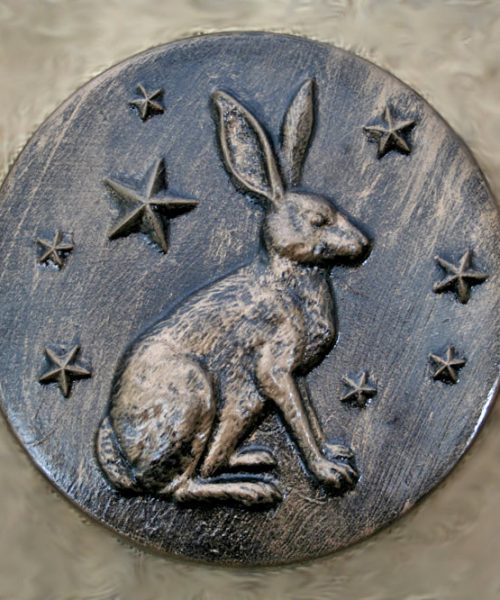 Hare and Stars Wall Plaque - Spirit of the Green Man