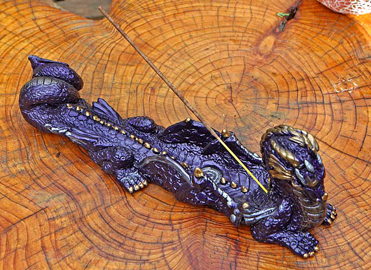 Ormr Dragon Incense Burner - Spirit of the Green Man