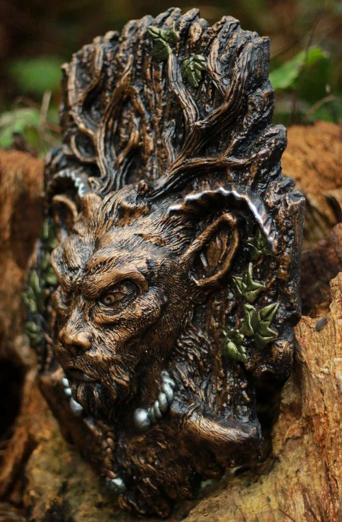 l1. Lord of the Wild Wood Sculpture - Spirit of the Green Man