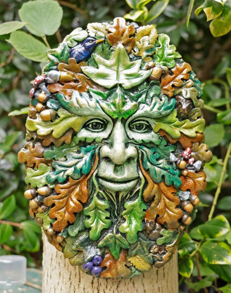 1. Spirit of the Green Man Sculpture : VERY LARGE GREEN MAN - Spirit of ...