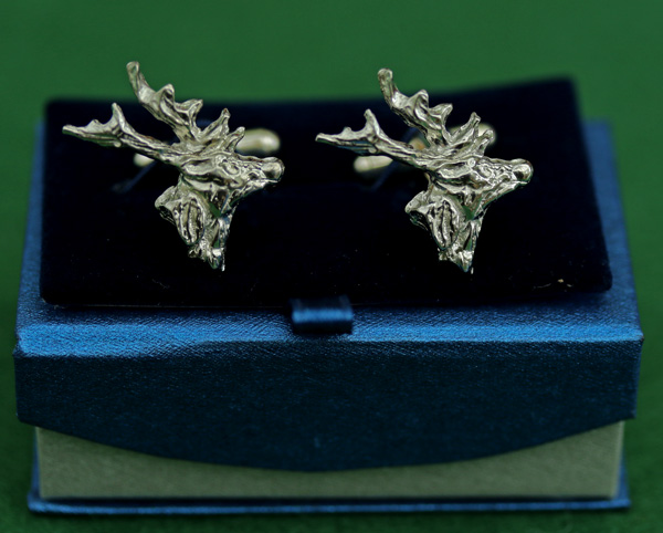 Stag Cufflinks - Spirit of the Green Man