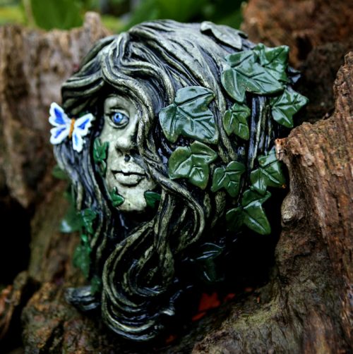 Lenora Green Lady Sculpture. - Spirit of the Green Man