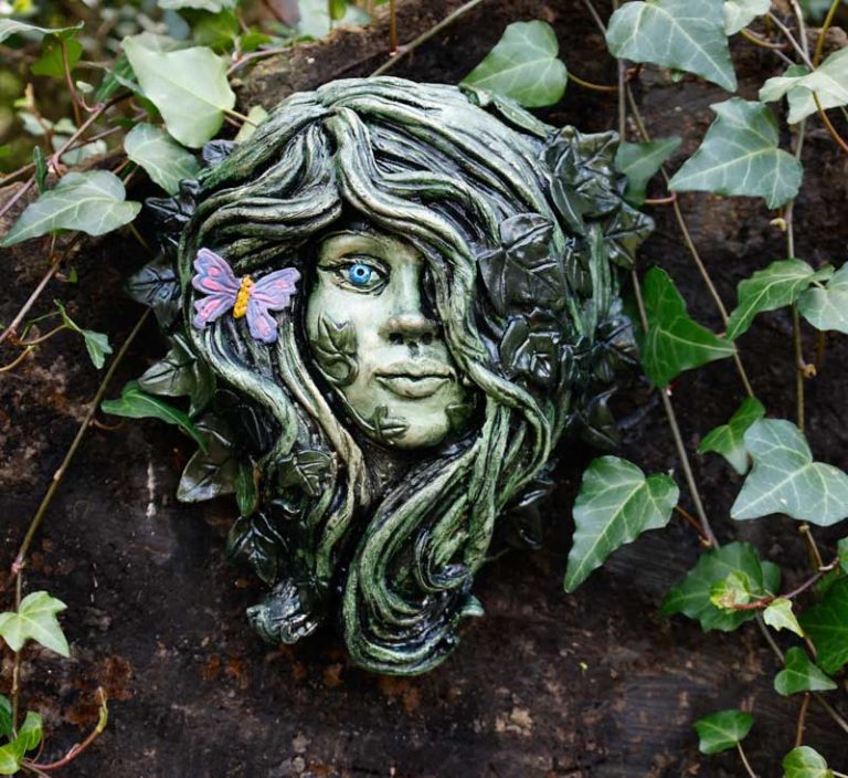 Lenora Green Lady Sculpture. - Spirit of the Green Man