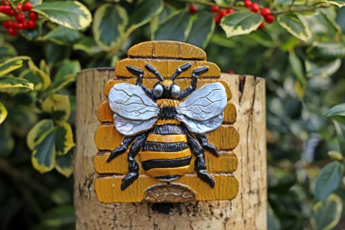Bella Bee Wall Sculpture : Hand Made in Wales. - Spirit of the Green Man