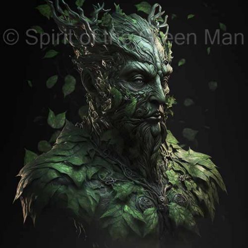 Brechfa Green Man Print - Spirit of the Green Man
