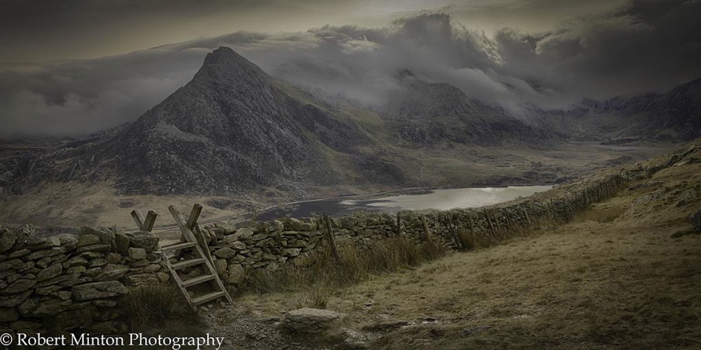 A View of Tryfan 16 x 9" Panoramic Print. - Spirit of the Green Man